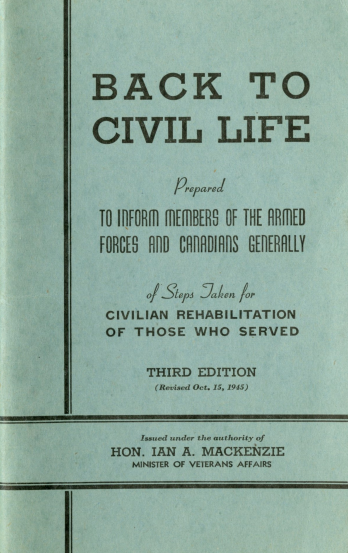 Back to Civil Life | Wartime Canada